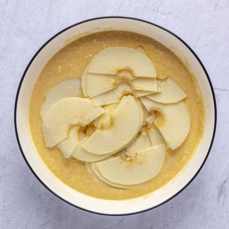 Invisible Apple Cake Recipe with Honeycrisp Apples