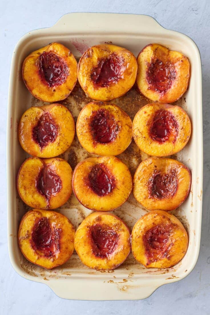 Baked Peaches Recipe 5 Minute Prep