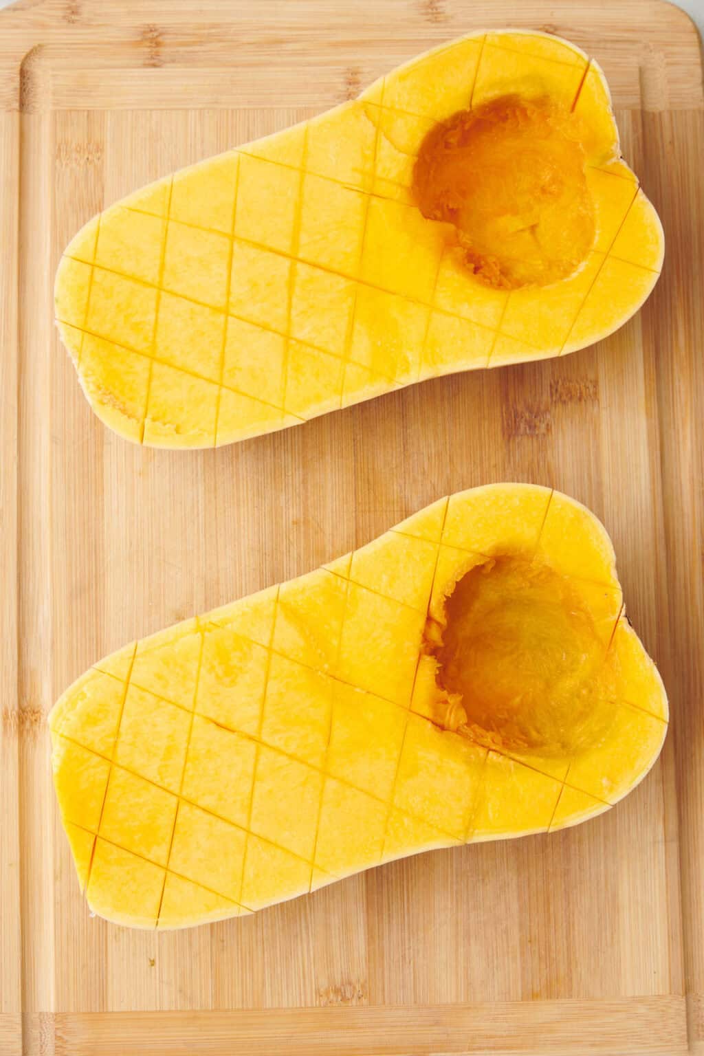 How to Roast Butternut Squash Halves in the Oven