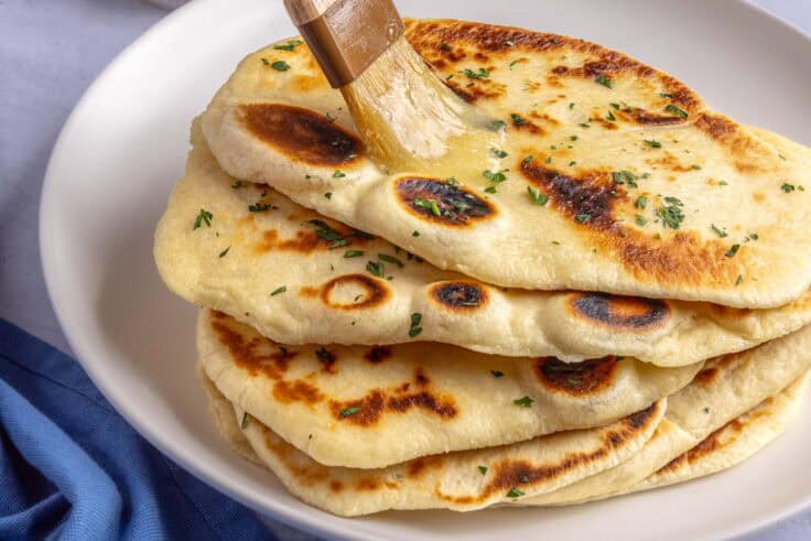 Naan Recipe Homemade Super Fluffy & Chewy