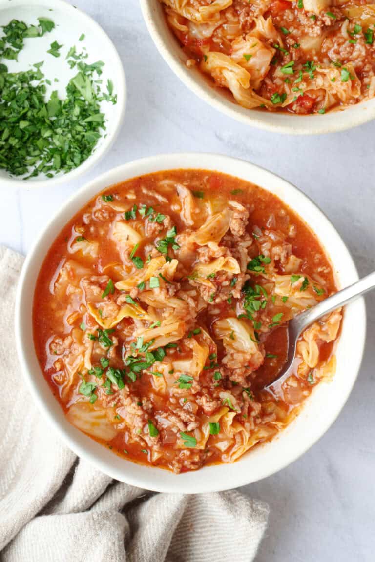 Cabbage Roll Soup Recipe 15 Minutes to Prep