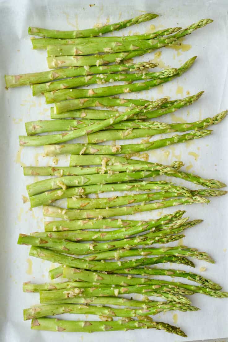 Oven Roasted Asparagus Recipe with Garlic