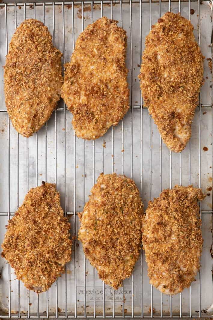 Almond Crusted Chicken {Oven-Baked}