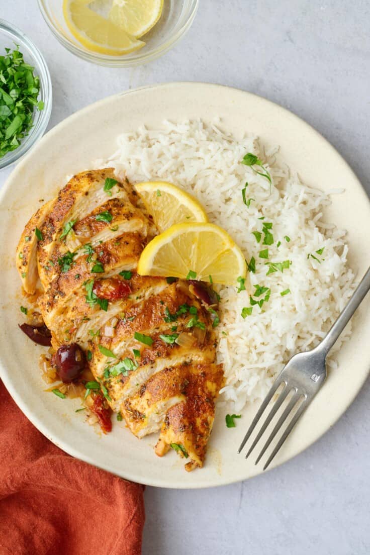 Mediterranean Chicken Recipe with Easy Pan Sauce