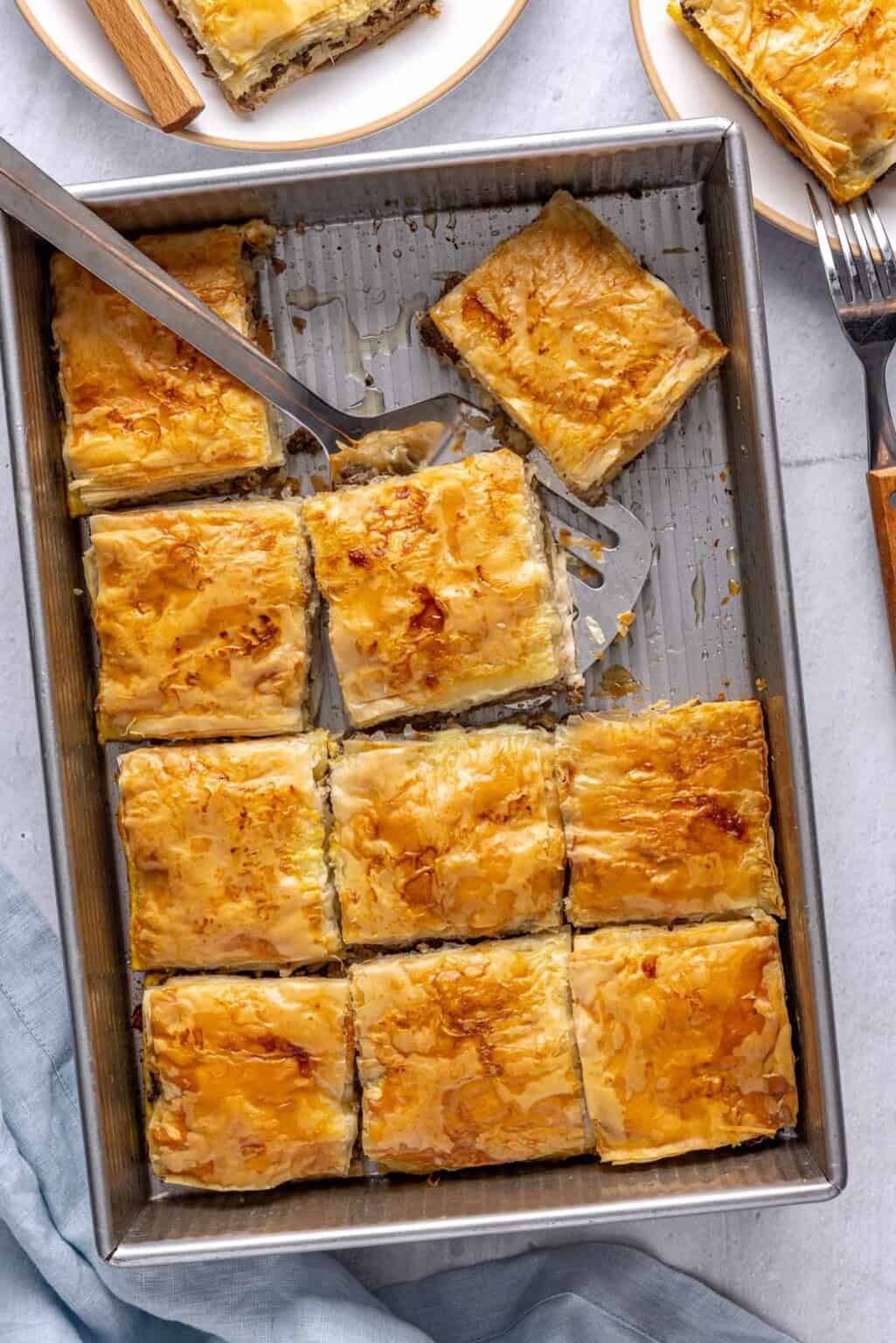 Egyptian Goulash Recipe (Phyllo Meat Pie) 20 Minutes Prep