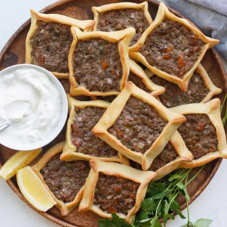 Lebanese Meat Pies {Authentic Sfeehas Recipe}
